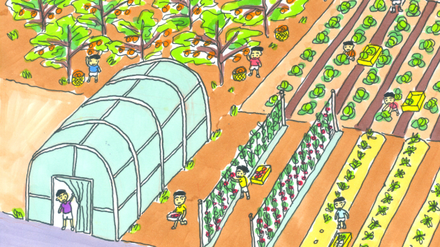 農作業をする少年たち｜akisen｜coconalaブログ